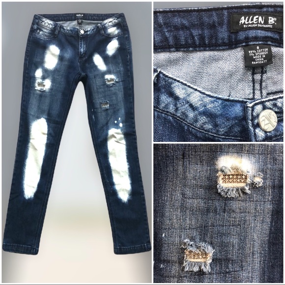 Allen B. By Allen Schwartz | Jeans | Distressed Allen B Denim Jeans ...